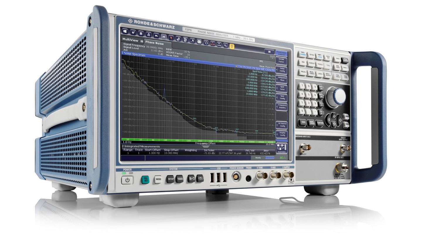 New R&S test equipment offers dedicated phase noise analysis New R&S test equipment offers dedicated phase noise analysis