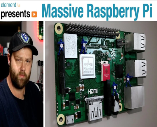 element14 unveils massive Raspberry Pi wall art as contest prize | eBOM